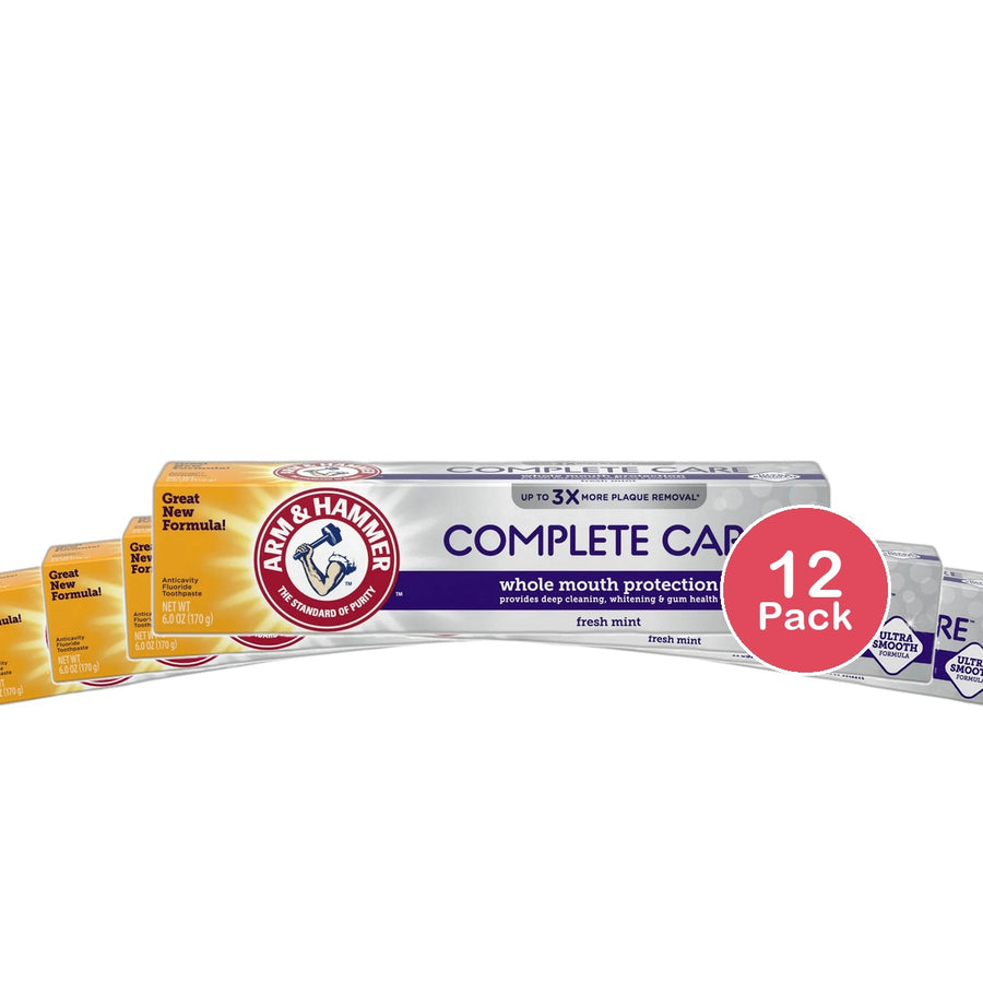 Arm & Hammer Complete Care Fluoride Toothpaste Plus Extra Whitening Mi ...