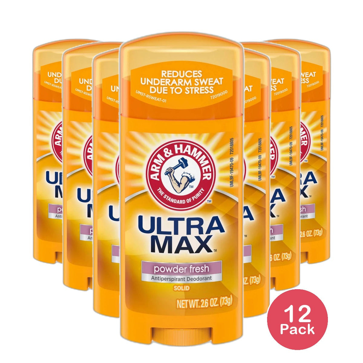 Arm & Hammer Ultramax Deodorant Antiperspirant Invisible Solid Powder ...